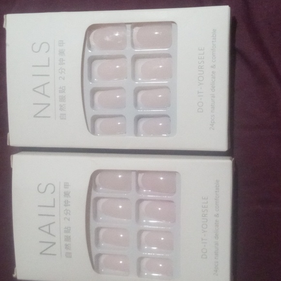 Makeup | 2 French Manicure Nail Sets Listing For Michelle | Poshmark